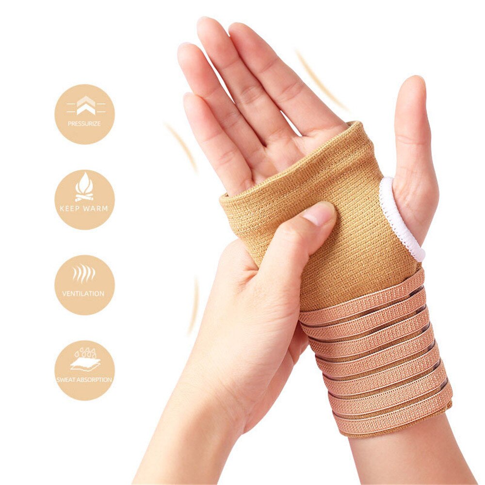 2pcs/1 Pair Elasticity Wrist Bandage Support Sport... – Vicedeal