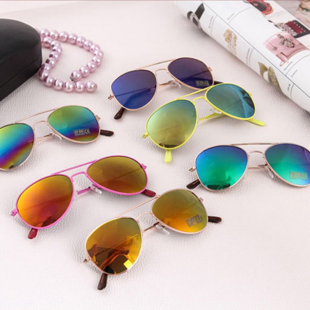 Reflective Colored Toddlers Children Kids Sunglass... – Vicedeal