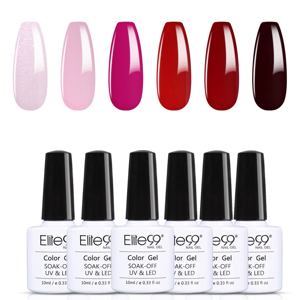 Elite99 Gel Nail Polish 6PCS/Set Hybrid Varnishes ... – Grandado