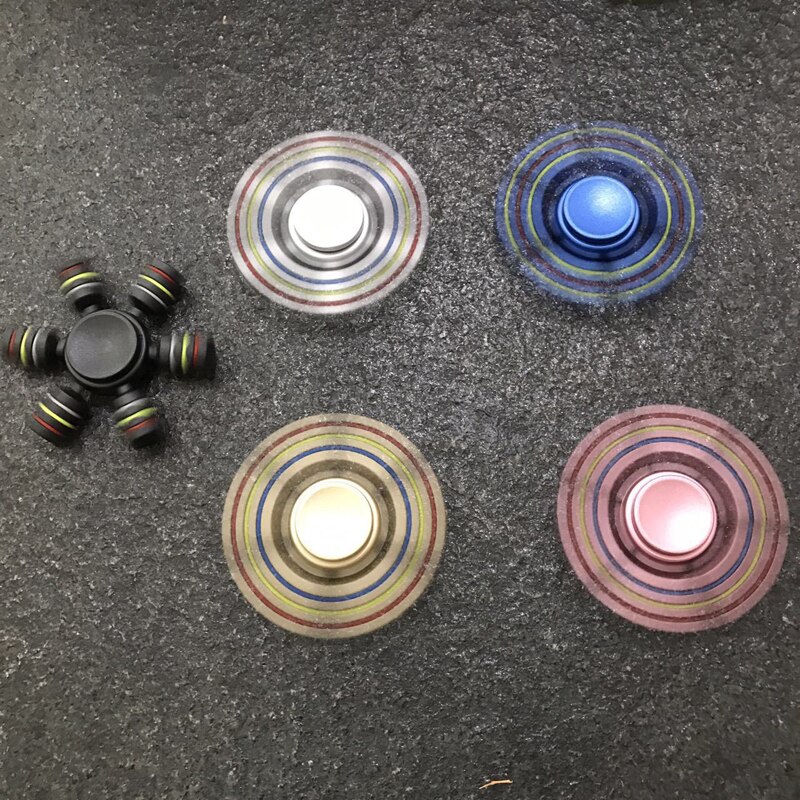 Fidget arcoiris Spinner dedo Spinner mano ABS Spin... – Grandado