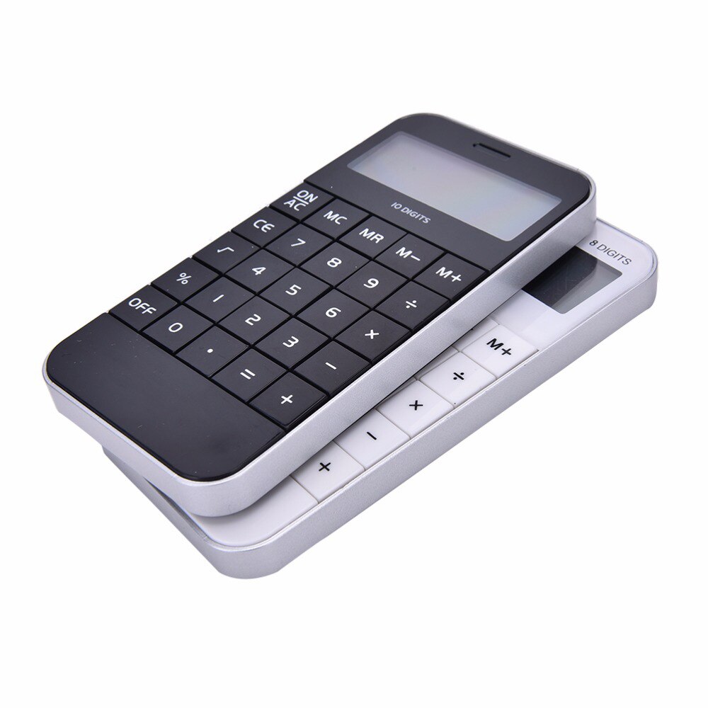 Black White Mini Electronic Digit Calculator Pocke... – Grandado