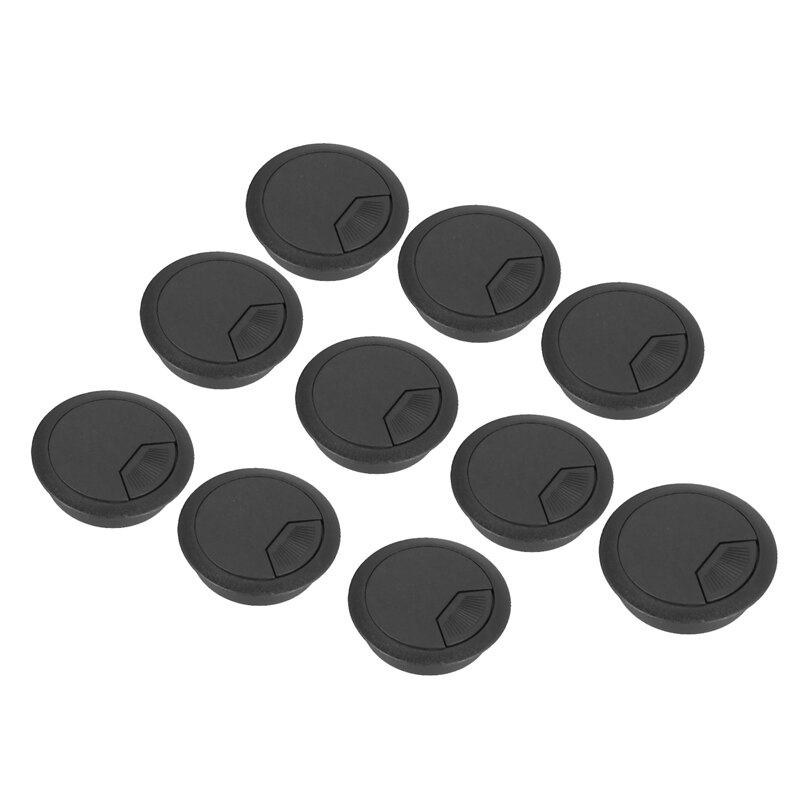 20 Pcs Round Plastic Computer Desk Cable Grommet H... – Grandado