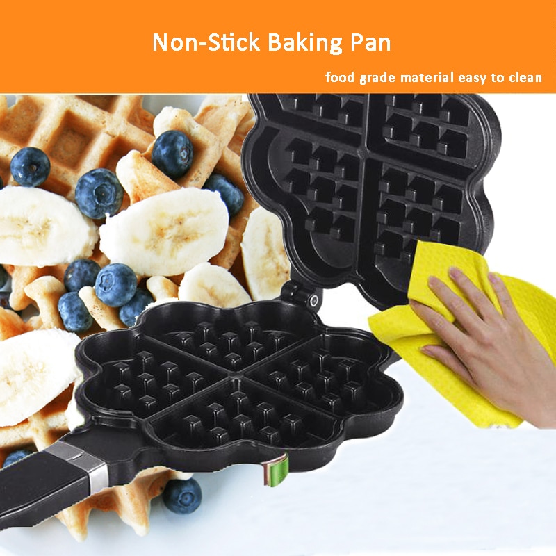 Waffle Baking Mold, Non-Stick DIY Waffle Cake Make... – Grandado