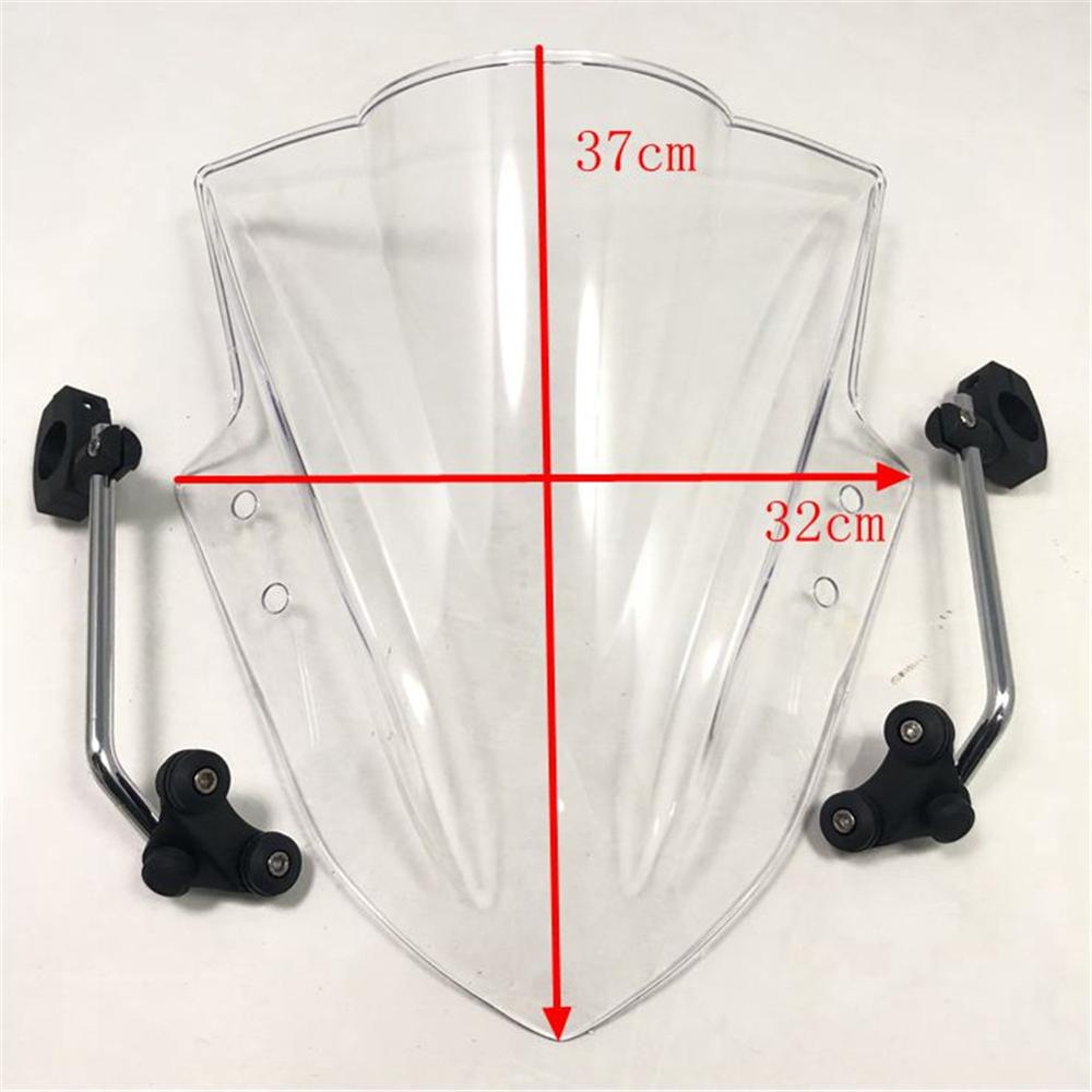 Motorcycle Windshield Windscreen With adjustable b... – Grandado
