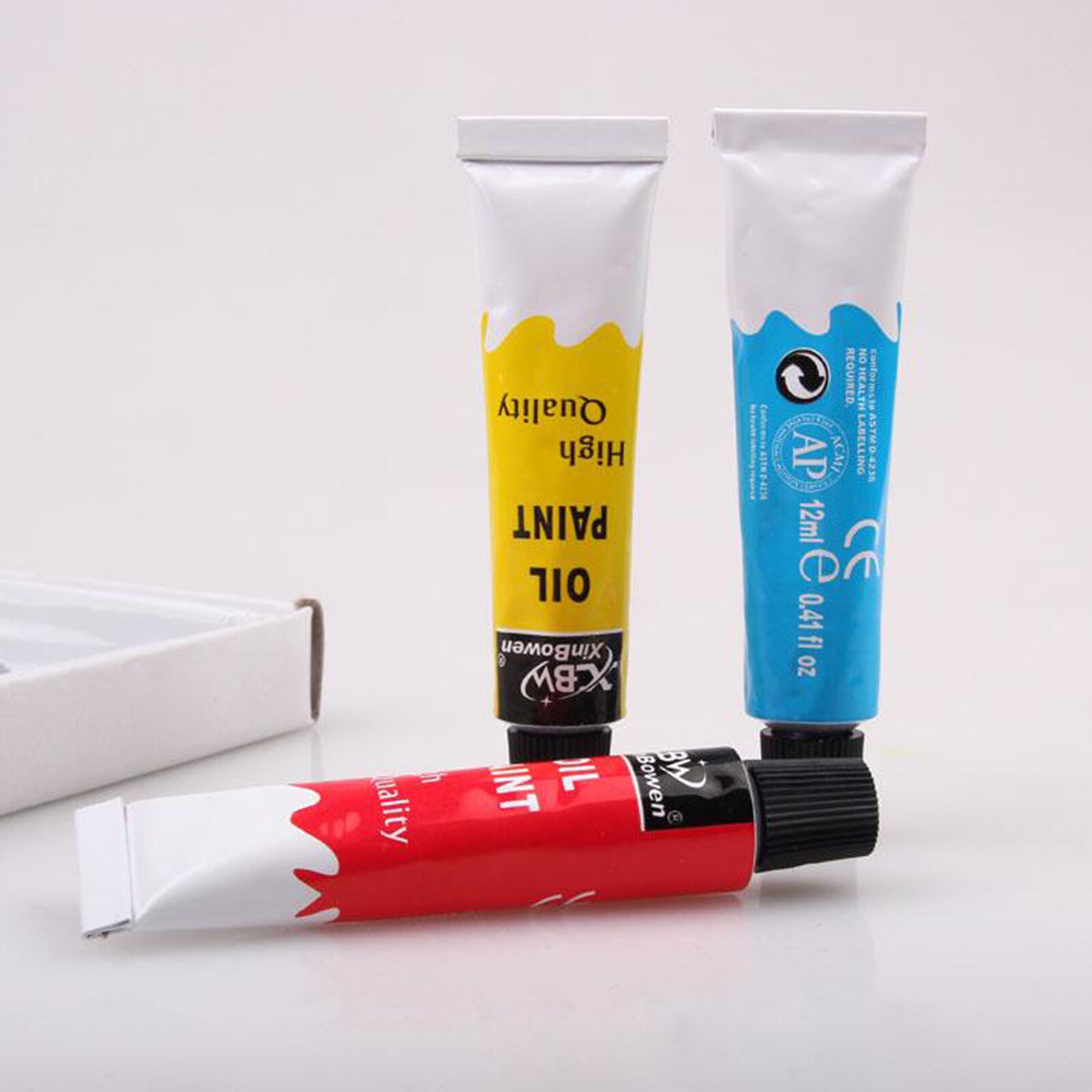 12-Color Oil Paints for Artists 12ml Tubes Eco-Fri... – Vicedeal