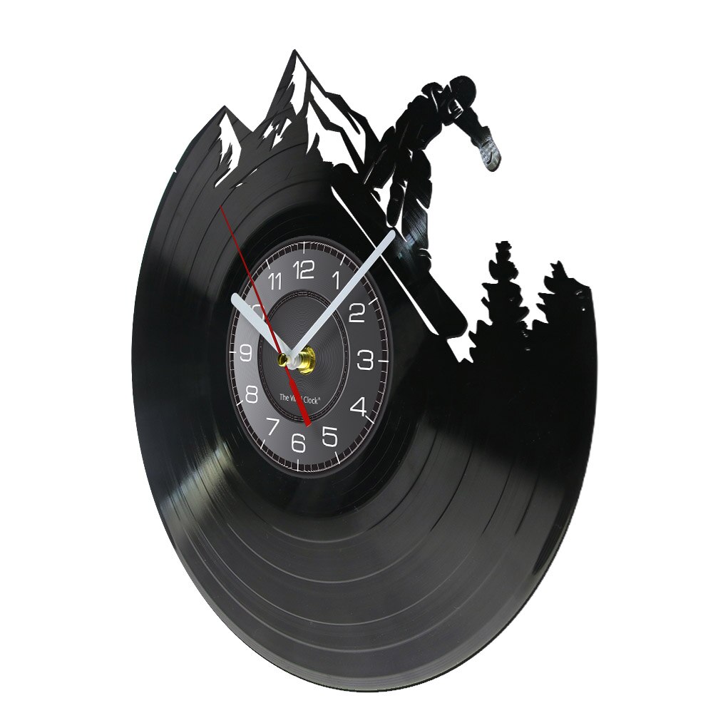 Freestyle Skiing Wall Art Wall Clock Winter Sport ... – Grandado