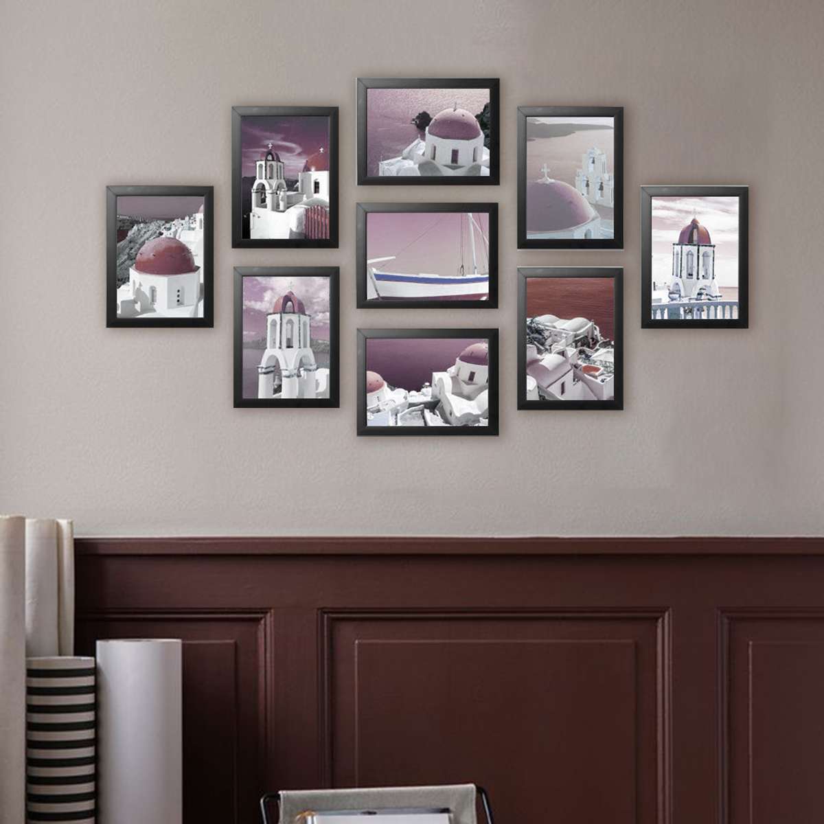 9pcs Picture Photo Frame Set DIY Removable Wall Mu... – Grandado