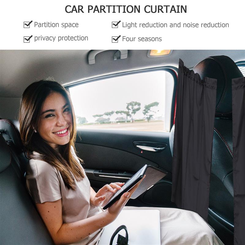 Car Front and Rear Partition Curtain Removable Div... – Vicedeal
