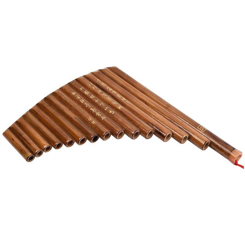 Pan Flute 15 Pipes Tunable Natural Bamboo From Tra... – Grandado