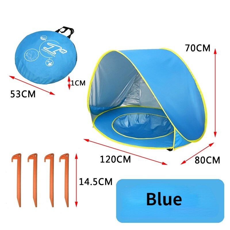 Baby Beach Tent Portable Shade Pool UV Protection ... – Grandado