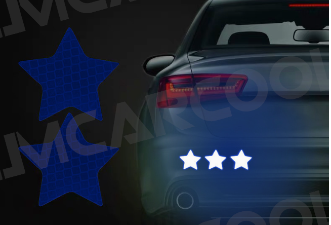 10pcs Car Bumper Reflective Safety Strip Stickers ... – Vicedeal