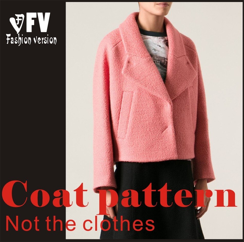 Clothing DIY Overcoat Sewing Pattern Coat Sewing T... – Vicedeal