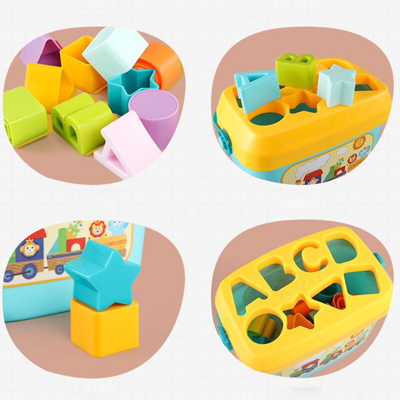 16PCS Colorful Shape Matching Toys Letter Shape Co... – Grandado