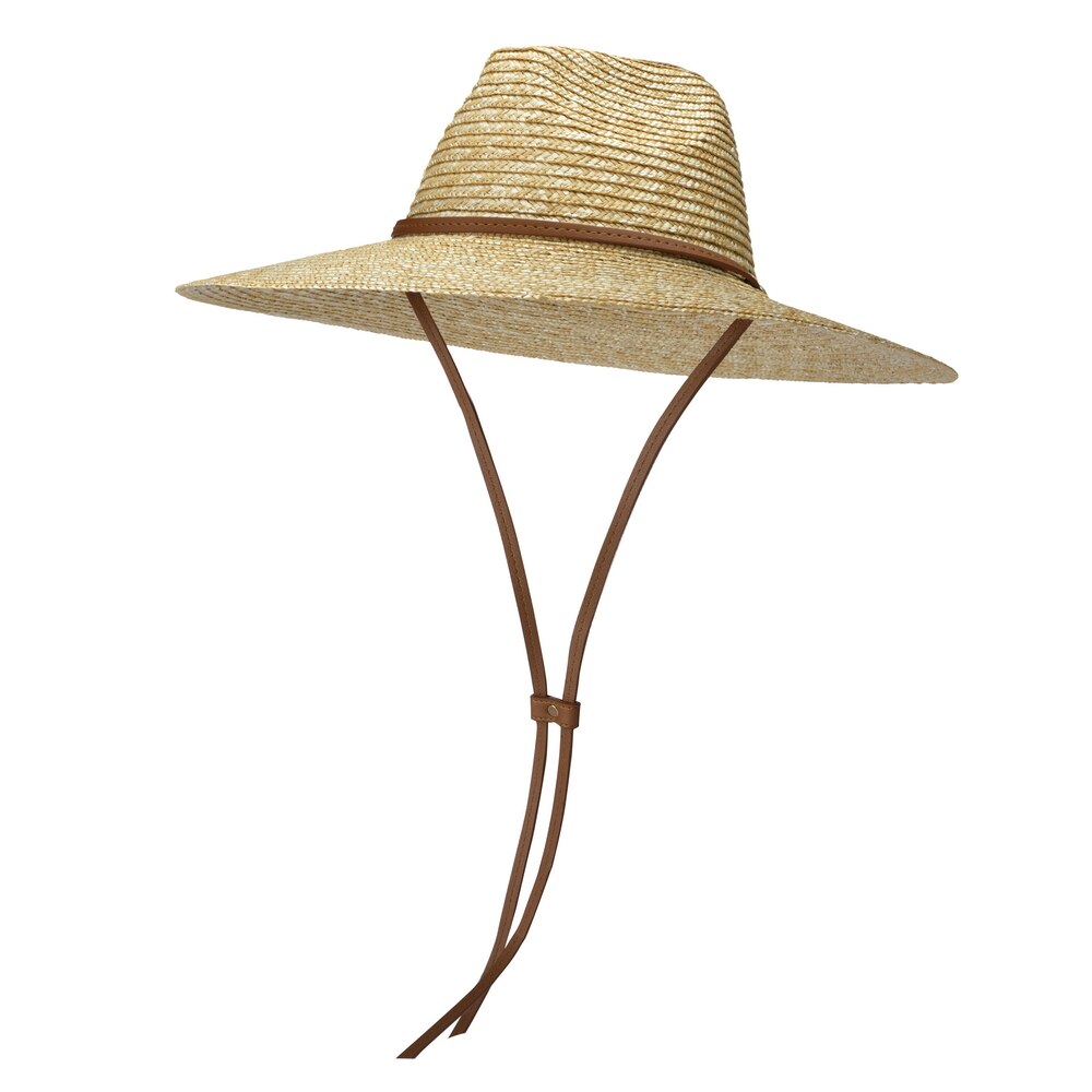 Wheat Woven Summer Straw Hat for Women Leather Chi... – Grandado