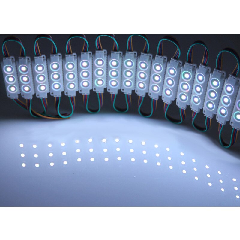 GBKOF 100PCS RGB LED Module injection lens 5050 Su... – Vicedeal