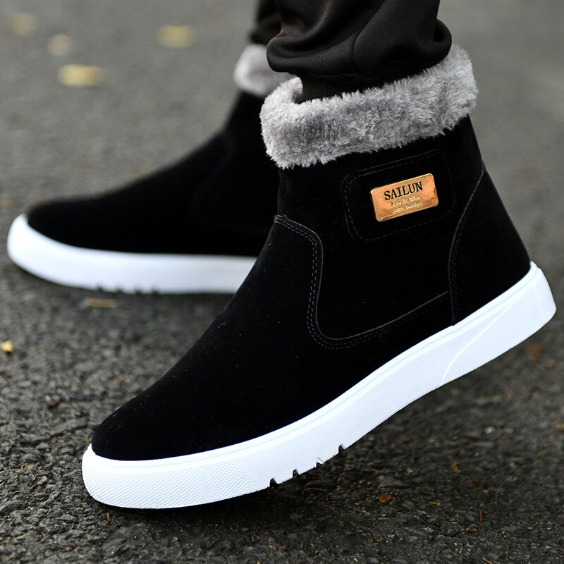 Spring Men Shoes Trainers Leather Casual High Top ... – Grandado