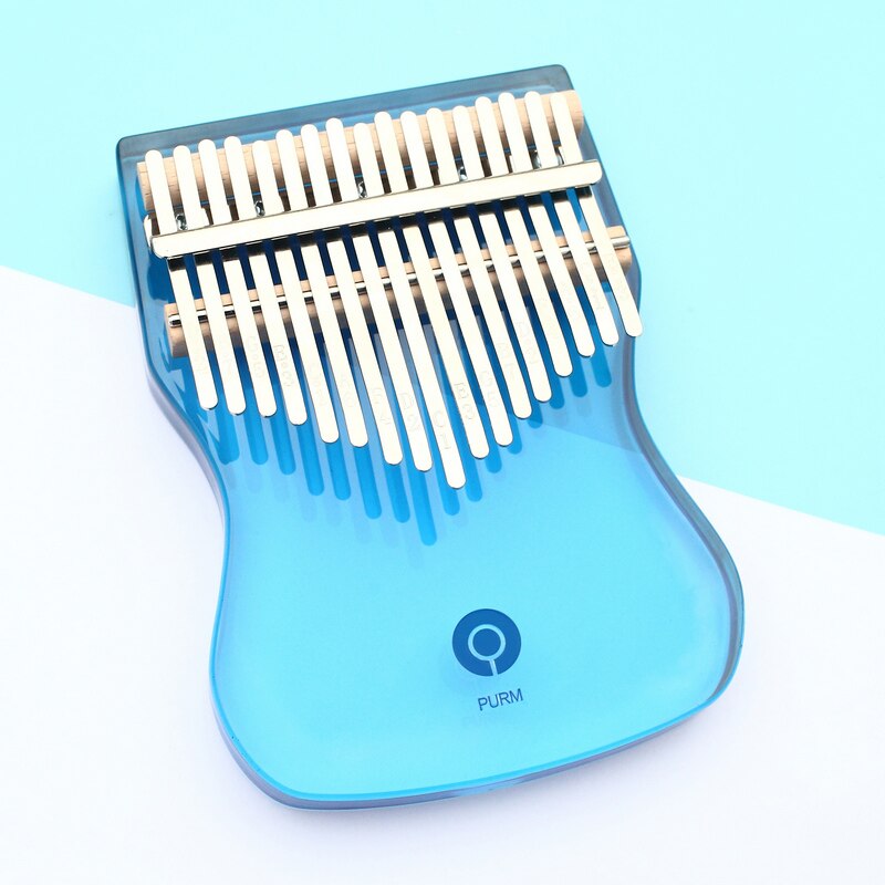 Purm blue crystal 17 tangent kalimba akryl tommelf... – Grandado