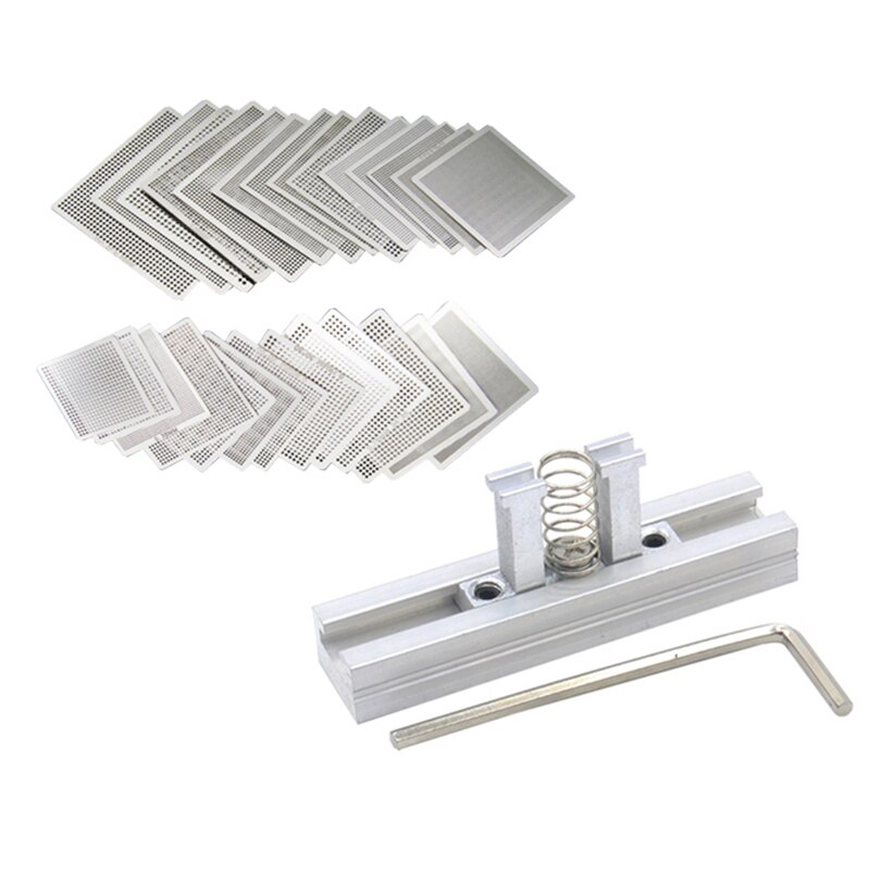 Universal 27pcs/set BGA Reballing Stencil Direct H... – Grandado