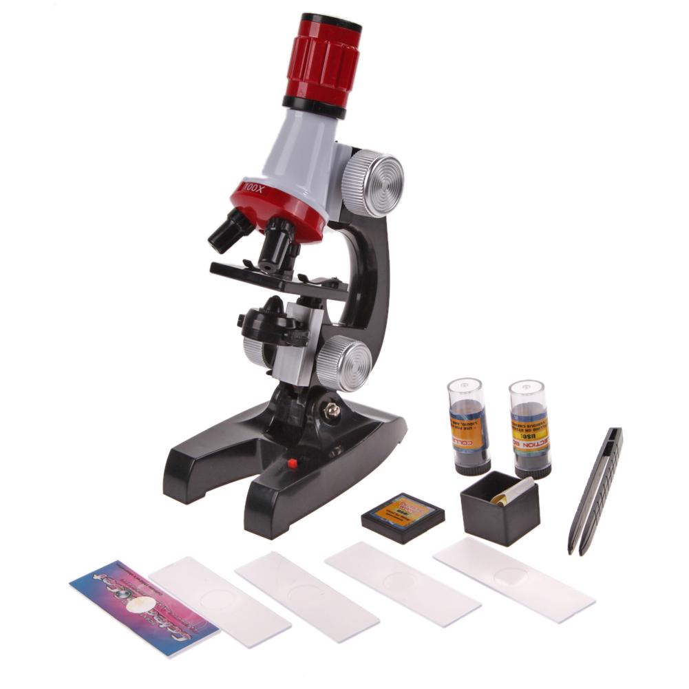 Microscope Kit Lab LED 1200X Home School Science E... – Vicedeal