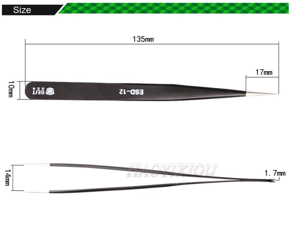 BST-ESD-12 Anti-magnetic anti- static stainless st... – Grandado