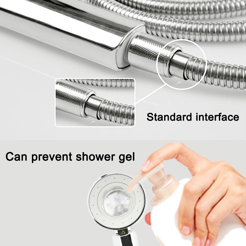 3 Stage Magic SPA Shower Head Bathroom Soap Chambe... – Vicedeal