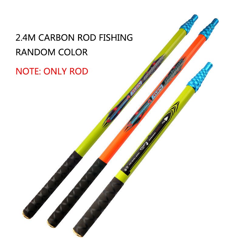 2.4M Fishing Brail Net Rod Fishing Carbon Rod Ligh... – Vicedeal