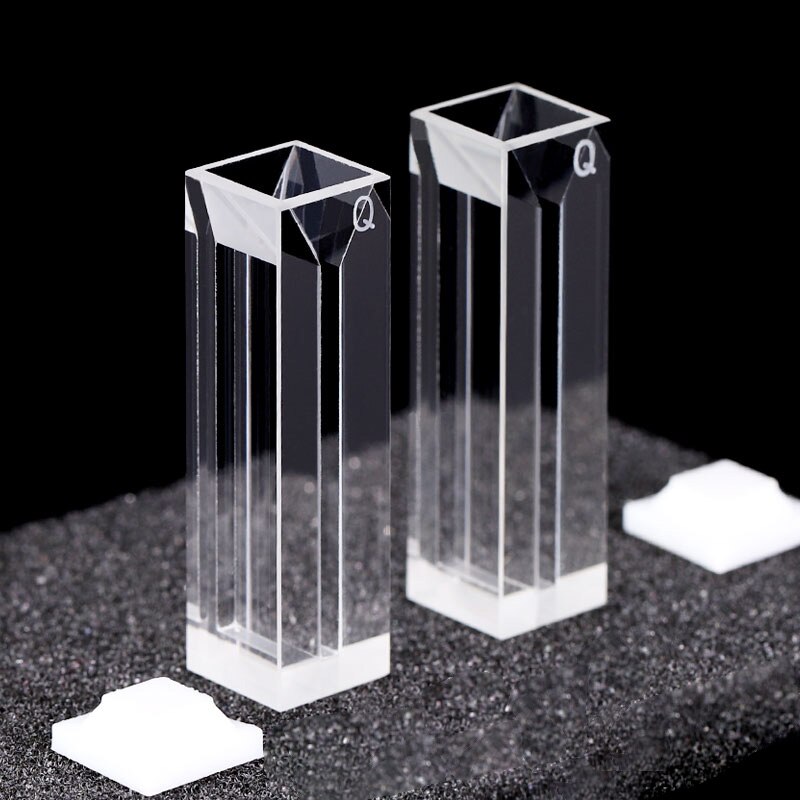 Micro quartz fluorescence cuvette with lid(700ul) – Vicedeal