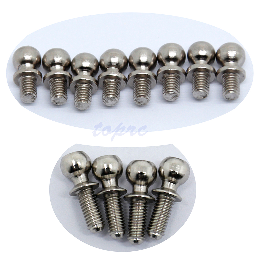 12PCS/Set Ball Head Screw M3*4mm M3*7mm For Wltoys... – Grandado