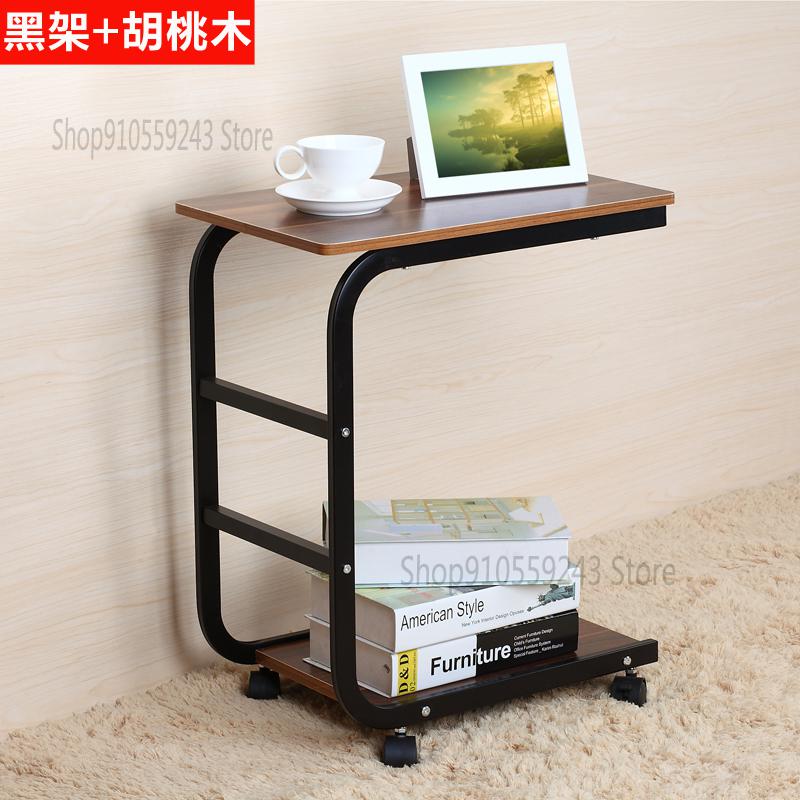 Side Table Movable Solid Wood Small Coffee Table S... – Grandado