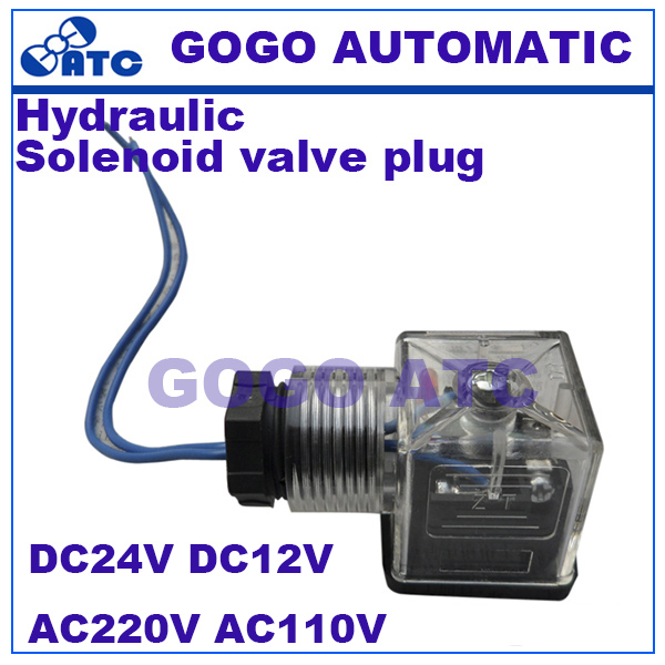 Hydraulic Solenoid coil valve plug AC220V AC110V D... – Grandado