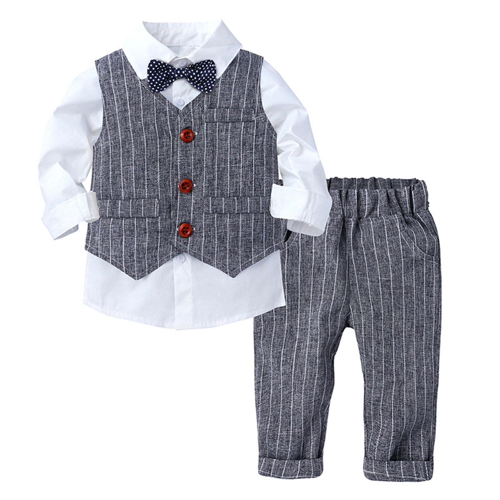 Jongens Bruiloft Verjaardag Outfit Baby Doop Pak P... – Vicedeal