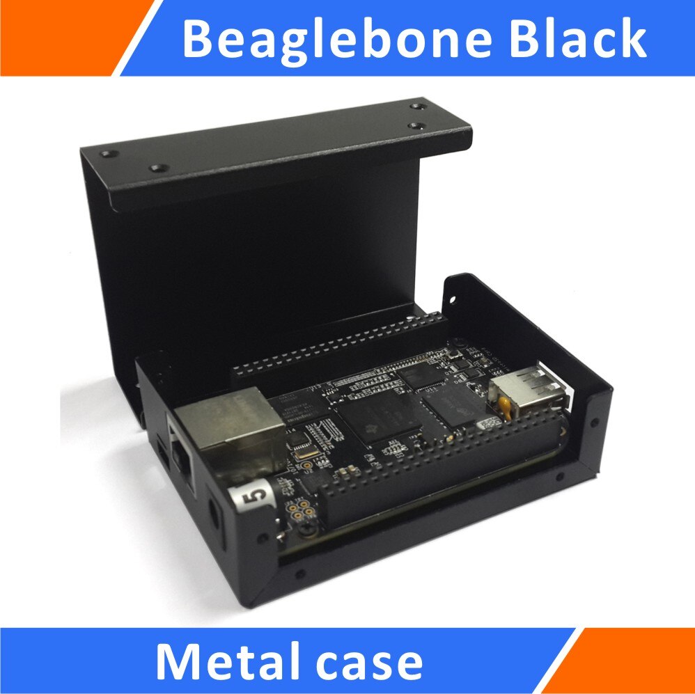 Beaglebone Black Metal Case Enclosure Black – Grandado