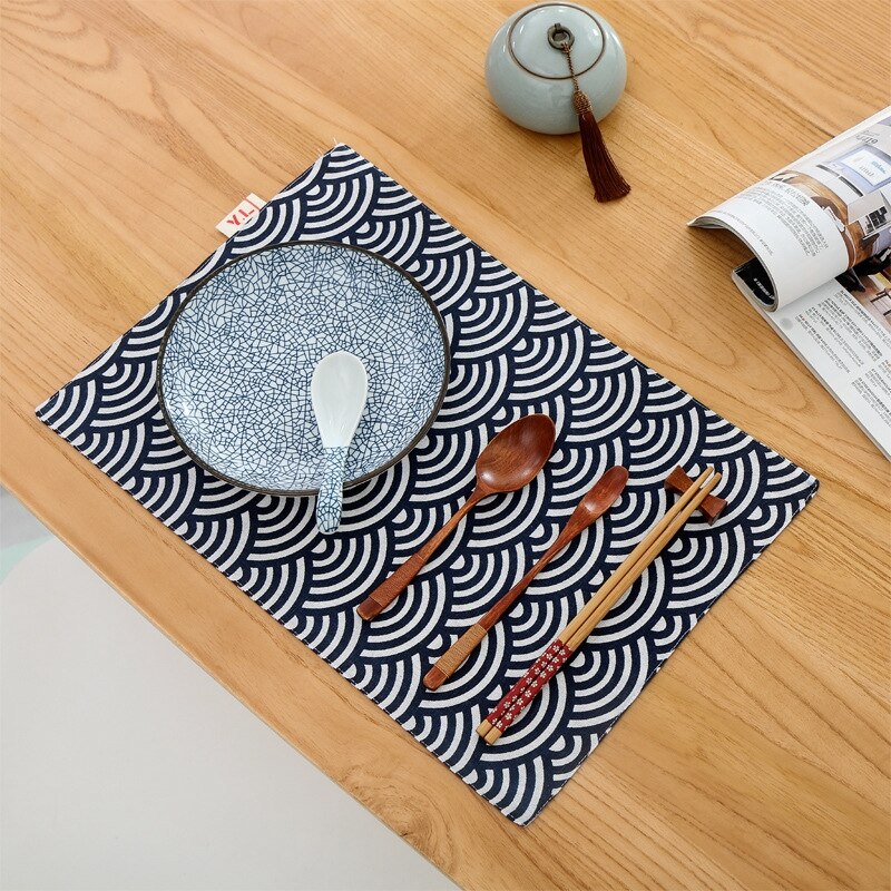 Inyahome Modern Art Placemats Linen Pad For Dining... – Vicedeal