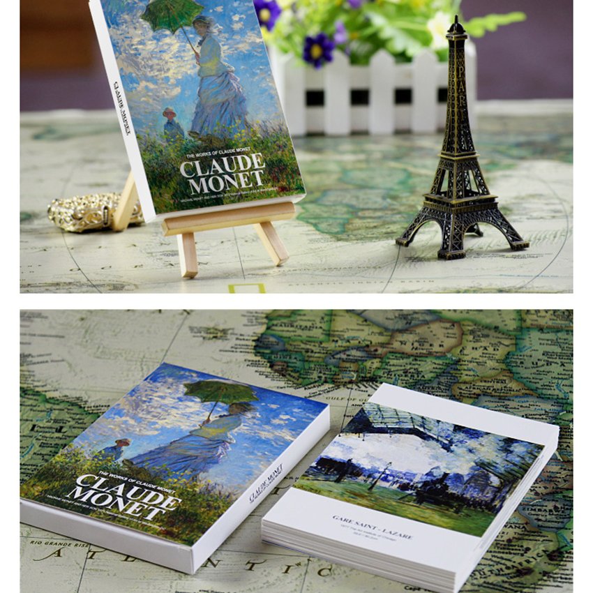 30 PCS/set Oil Painting Postcard Series Vintage Pa... – Grandado