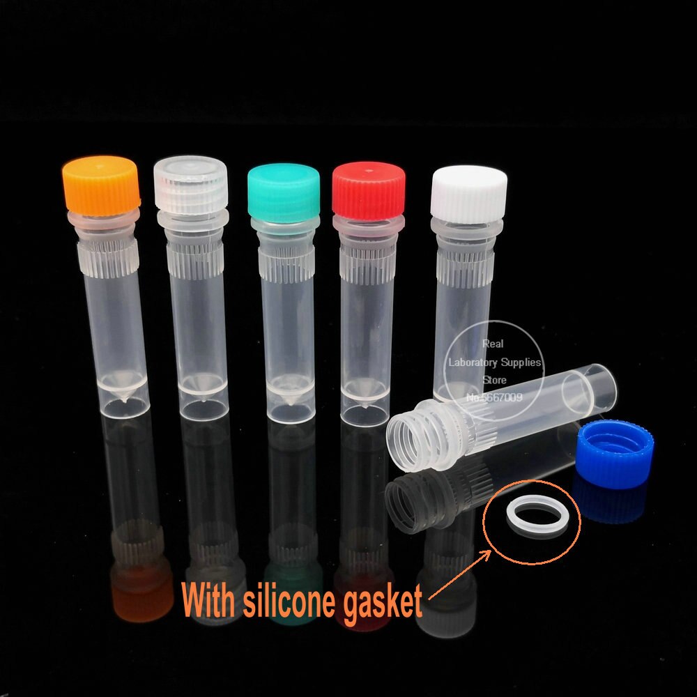 500pcs/lot 1.5ml Plastic Freezing Tubes Flat Botto... – Grandado