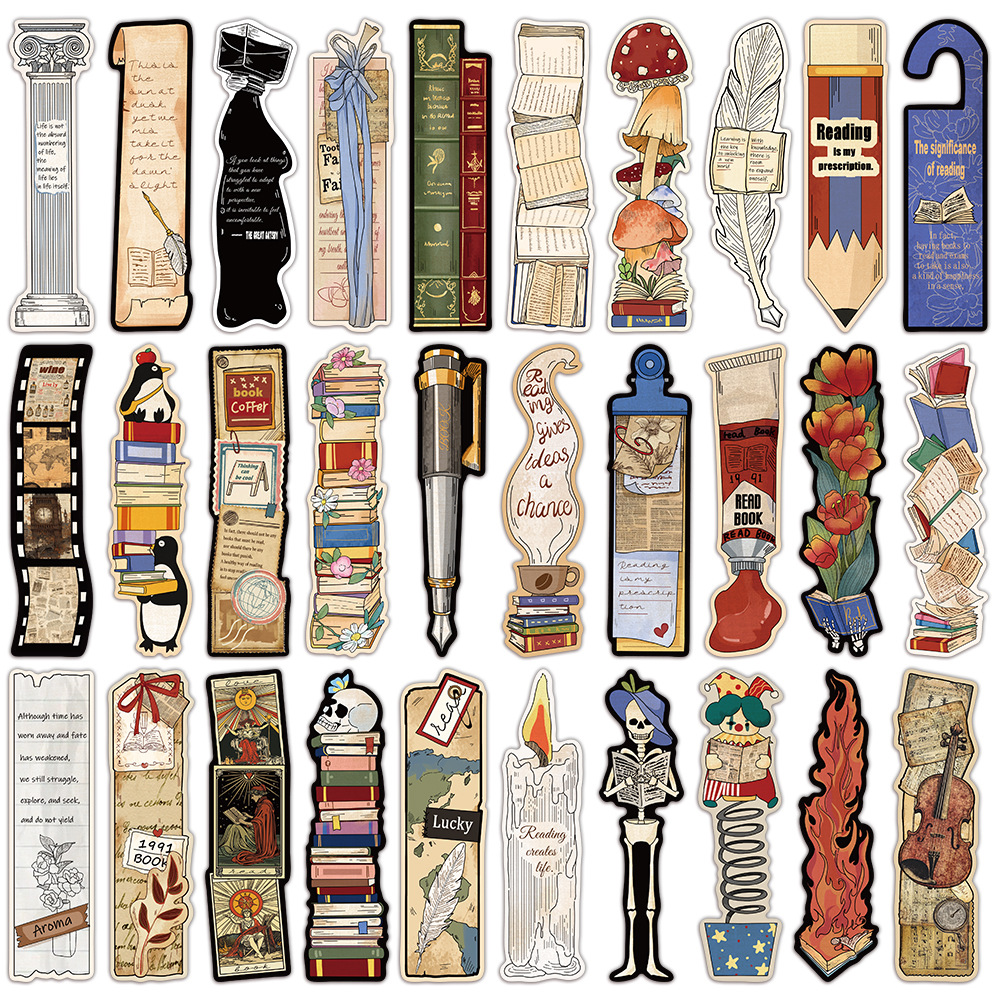 30pcs Bookmarks DIY Students Reader Page Markers L... – Grandado