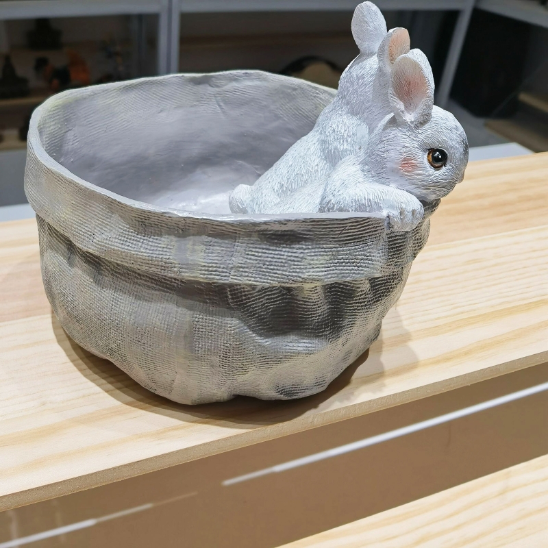 A0NA Rabbit Flower Pot Succulent Planter Garden Po... – Grandado