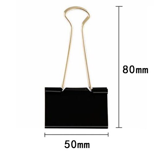 12 Stuks Metalen Paperclip Foldback Metalen Bindmi... – Vicedeal