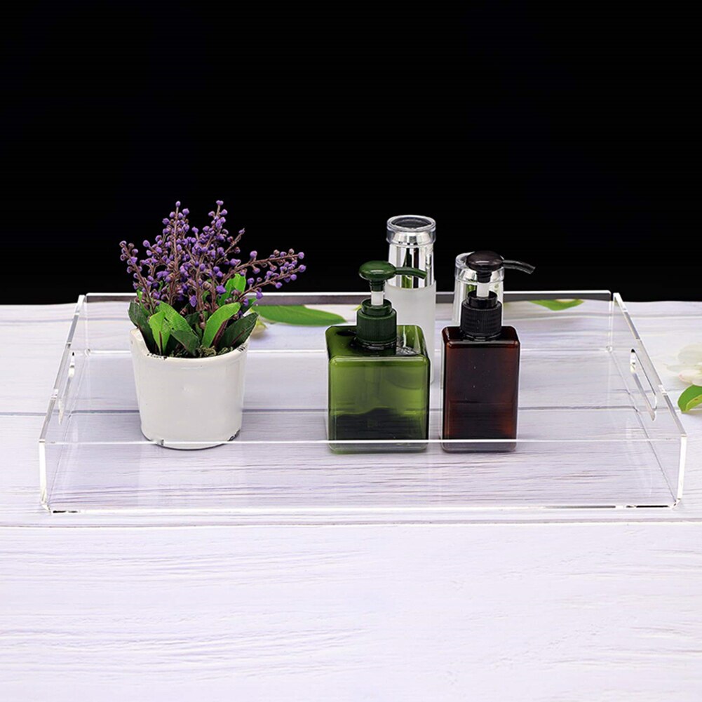 Clear Acrylic Spill Proof Coffee Table Breakfast T... – Grandado