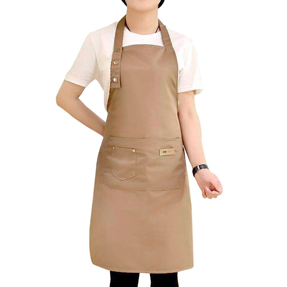 Waterproof Pure Color Kitchen Apron Cooking For Wo... – Vicedeal