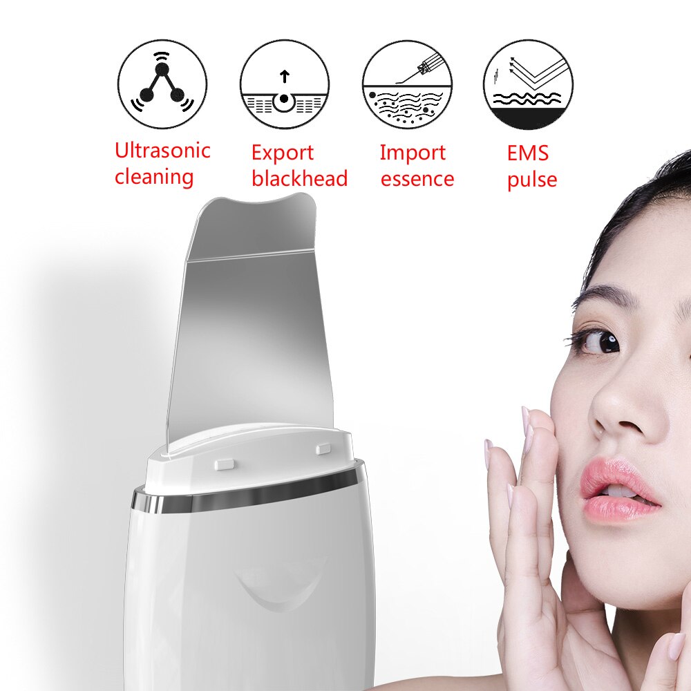 Ultrasonic Skin Scrubber Deep Face Cleaning Machin... – Grandado