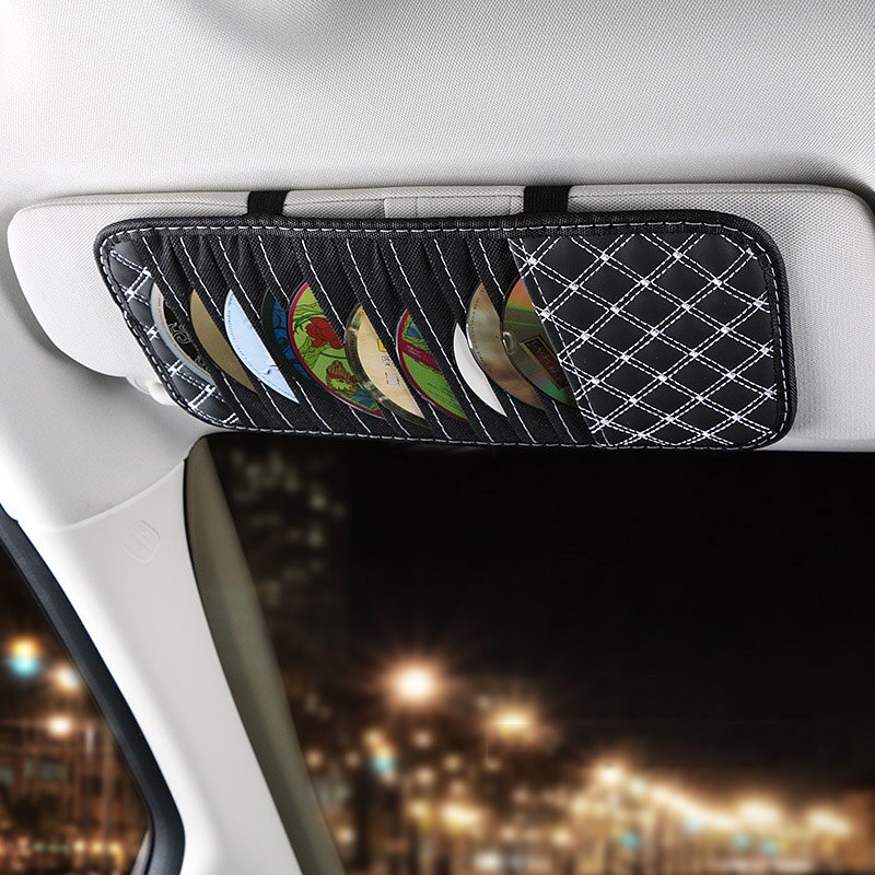 DVD Storage Case Car Sun Visor CD Disc Holder CD D... – Vicedeal