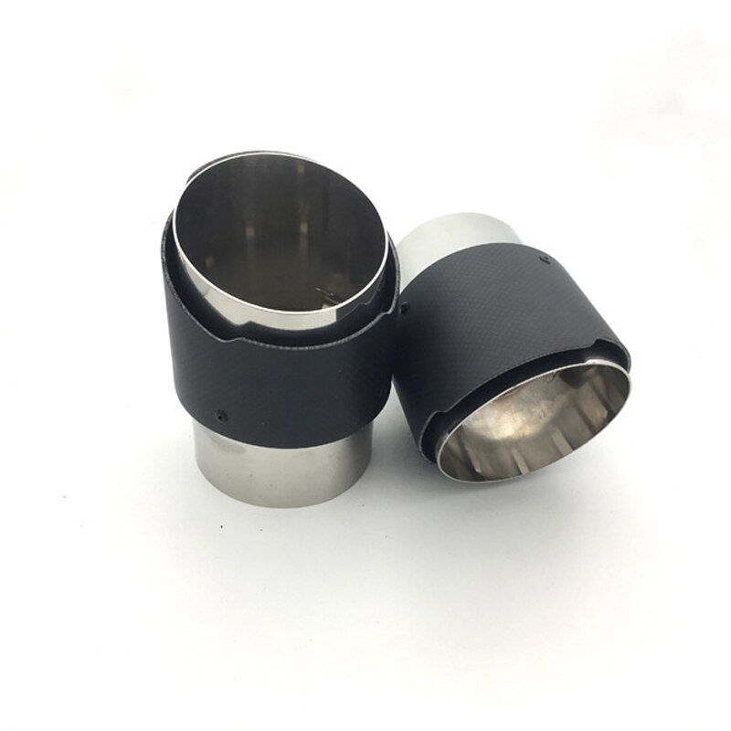89 Mm-101 Mm Rvs Carbon Fiber Auto Uitlaat Uitlaat... – Grandado