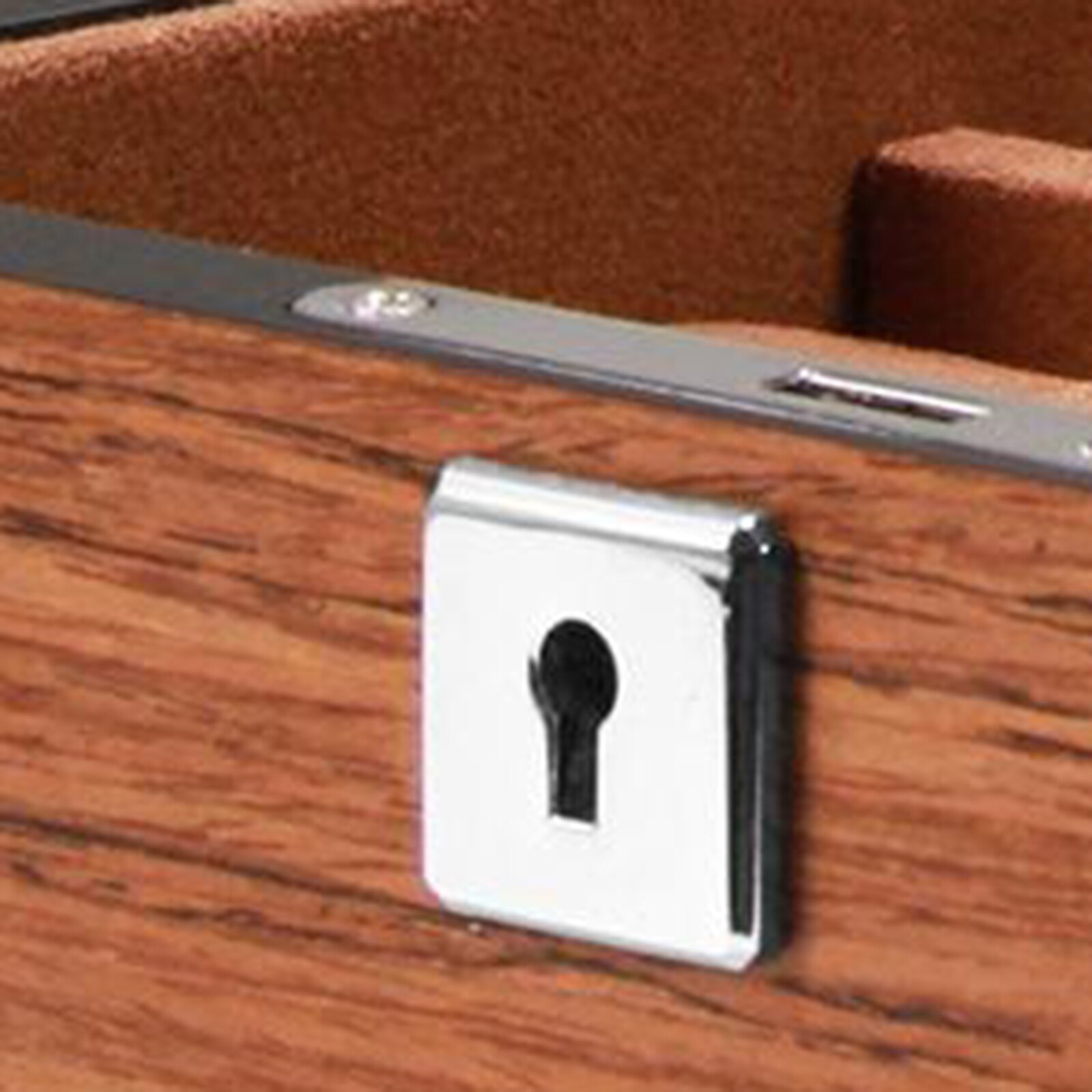 Multi Slot Wood Box Watch Display Case Glass Top J... – Grandado