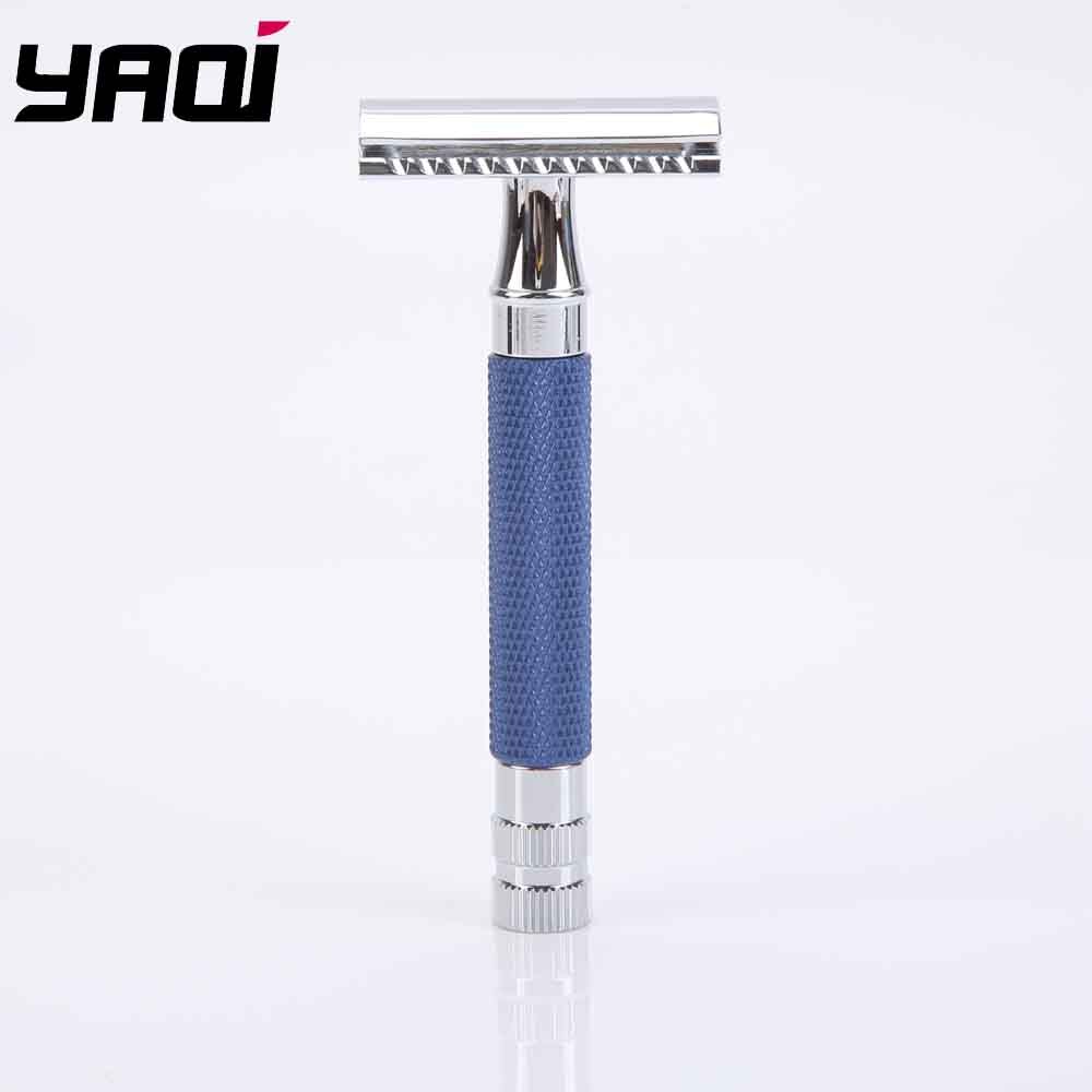 Yaqi Blue Color Brass Heavy Handle Wet Safety Razo... – Vicedeal