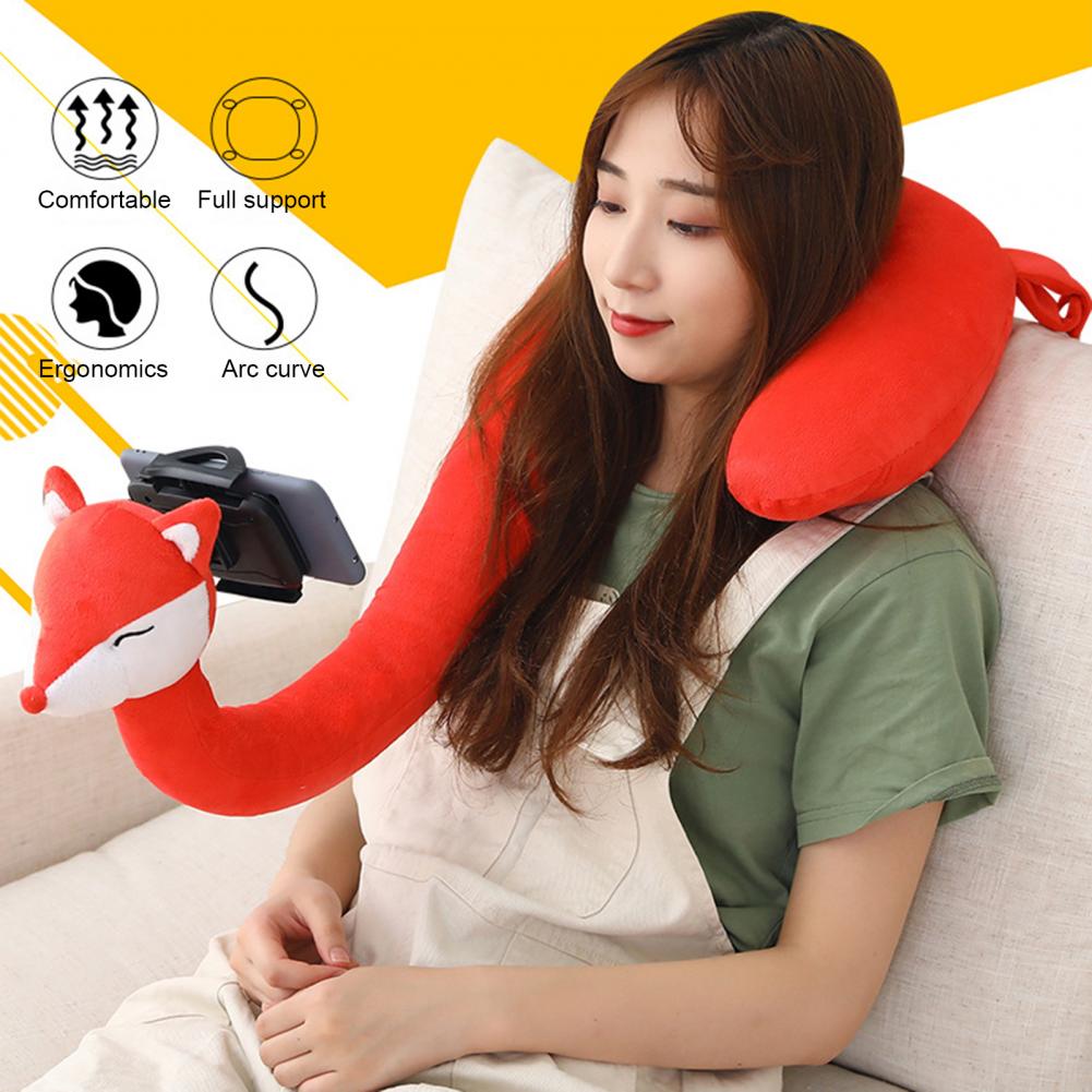 Hands-free Cute Phone Rack Travel Pillow PP Cotton... – Vicedeal