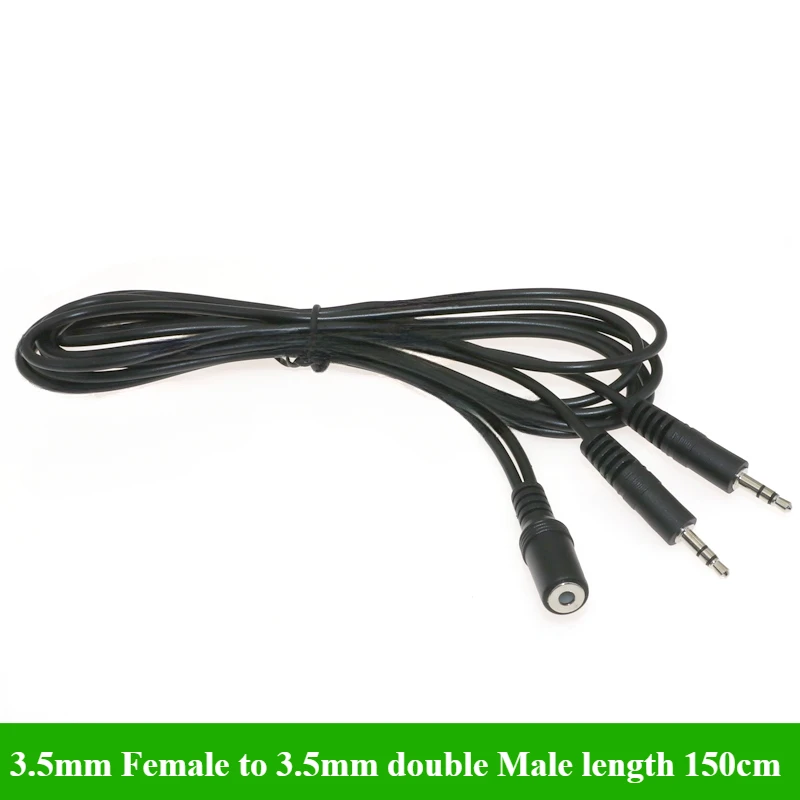 1/5/10Pcs 3.5mm 1 To 2 Audio Y Splitter Cable Adap... – Grandado