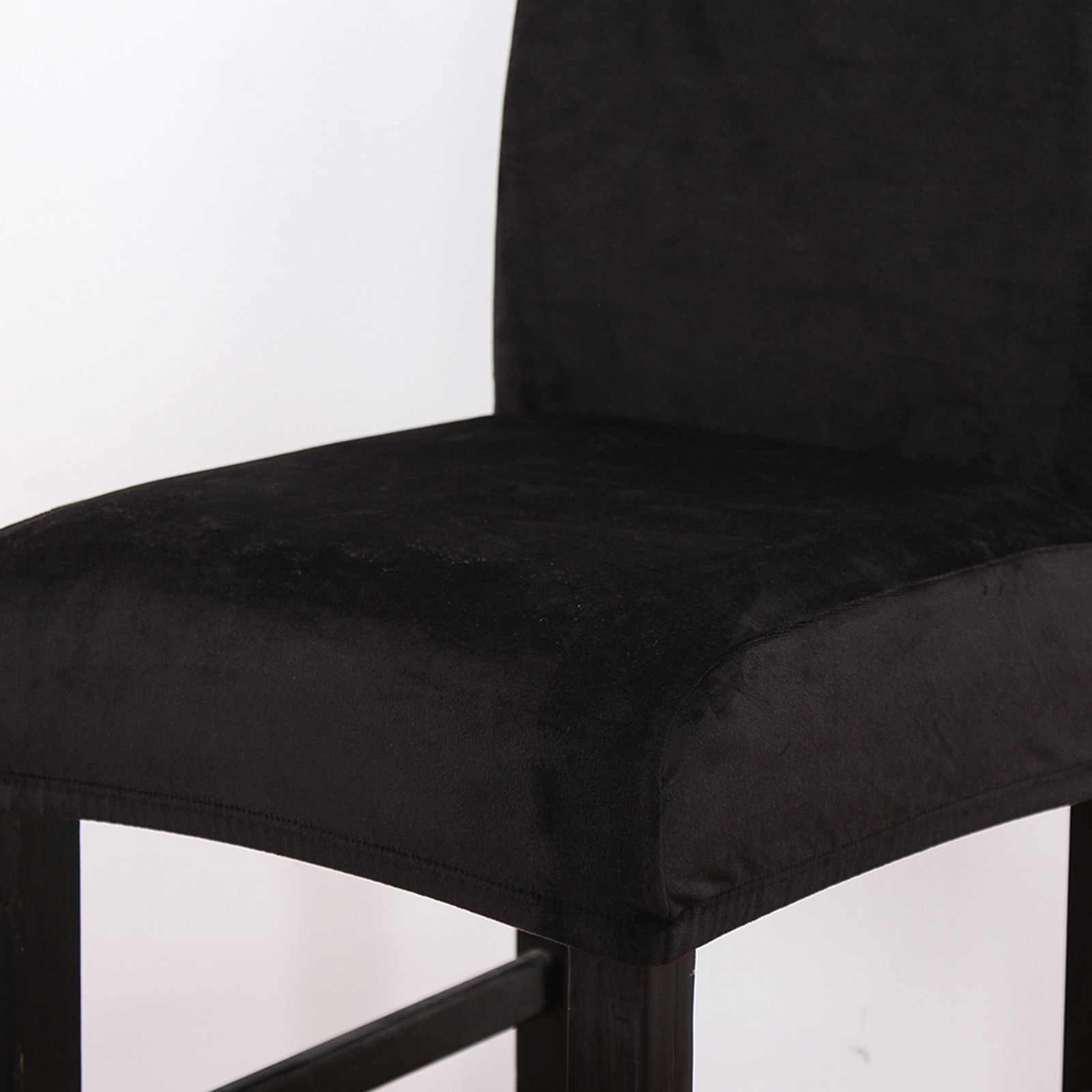 Bar Chair Cover Velvet Plush Elastic High Stool Ch... – Grandado