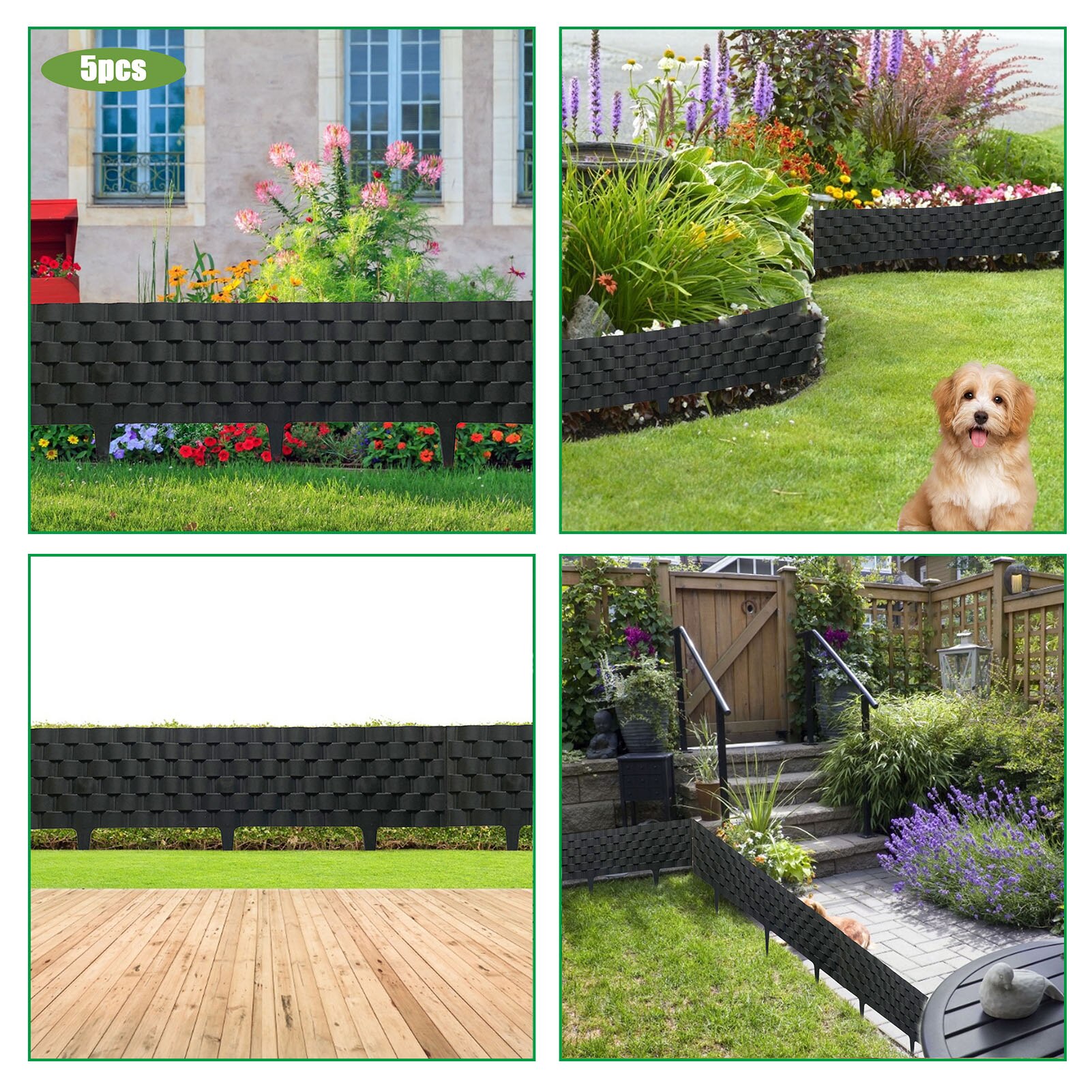2PCS Decorative Garden Wedding Fencing Rattan Effe... – Grandado