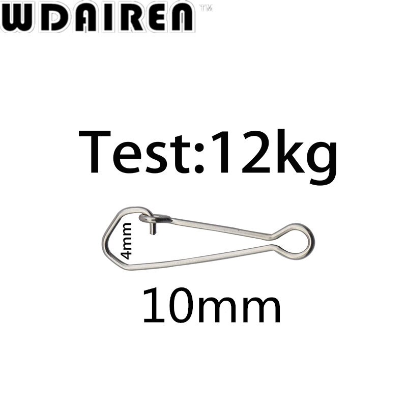 100pcs/lot Safety Snaps Fishing Swivel Hook Connec... – Vicedeal